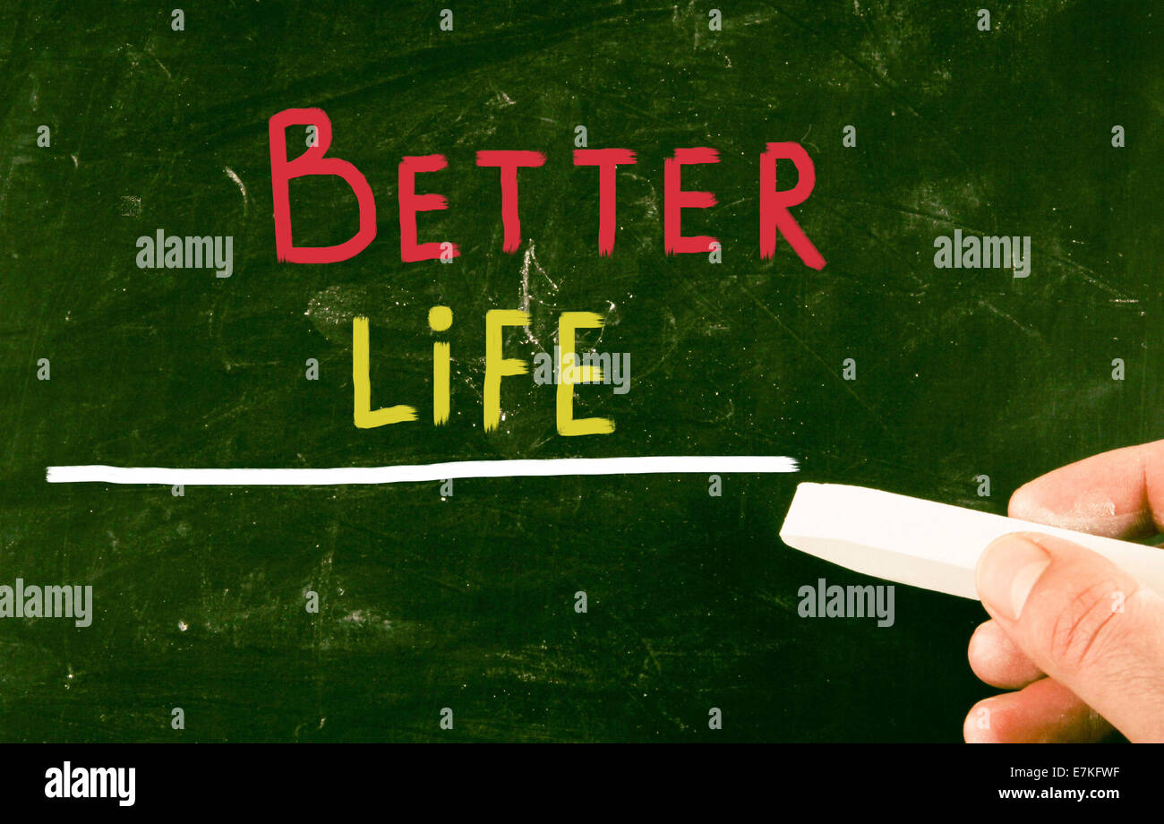 better life concept Stock Photo - Alamy