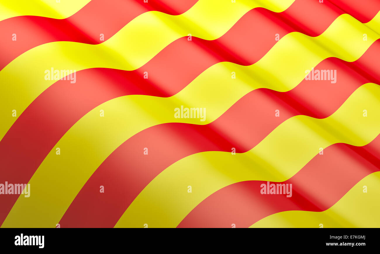 Flag of Catalonia Stock Photo - Alamy