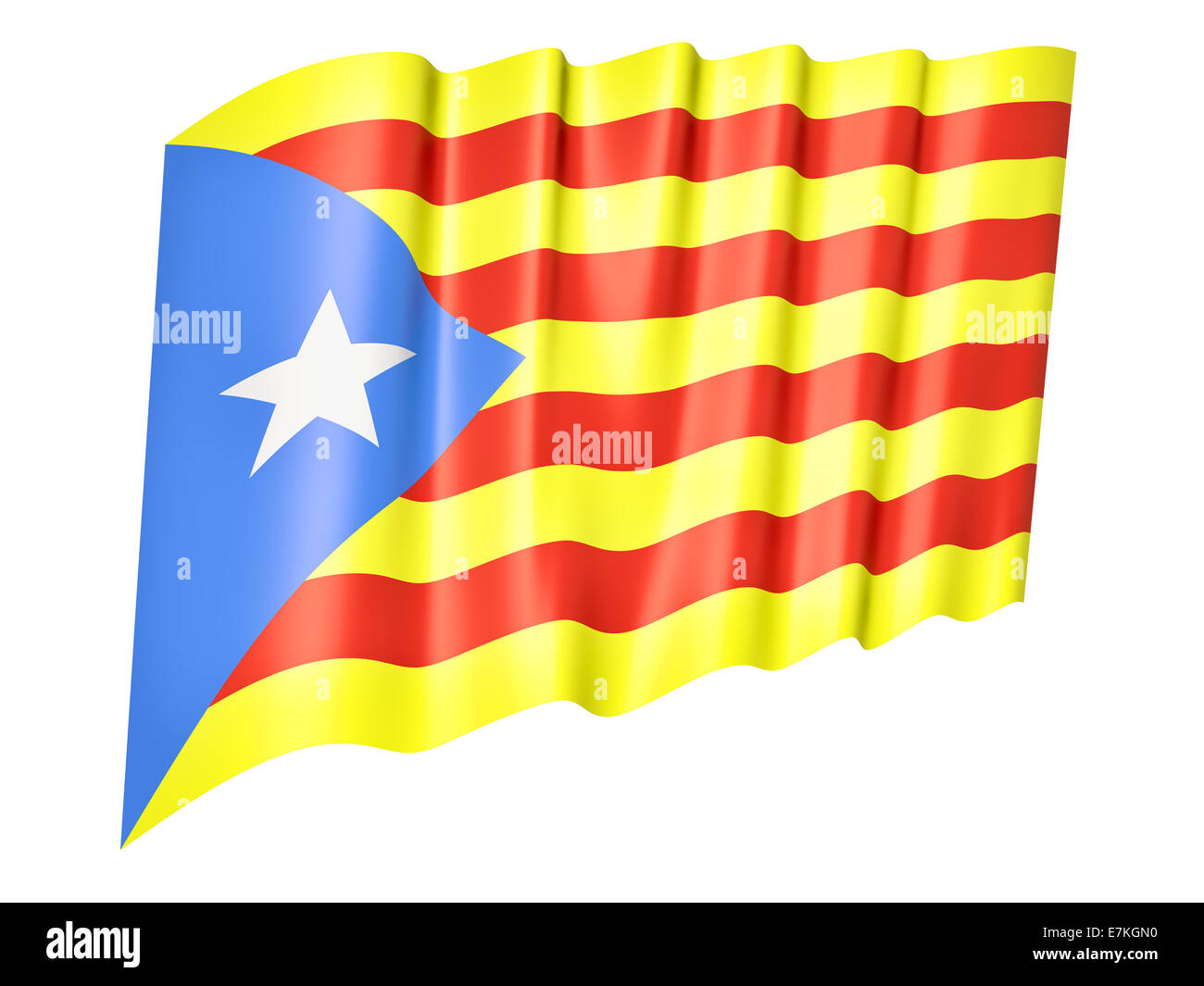 Catalonian flag Cut Out Stock Images & Pictures - Alamy
