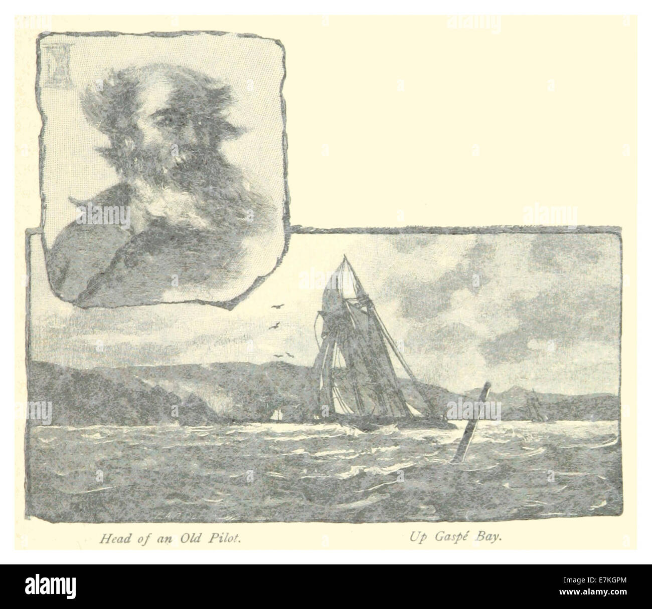 Map of gaspe hi-res stock photography and images - Alamy