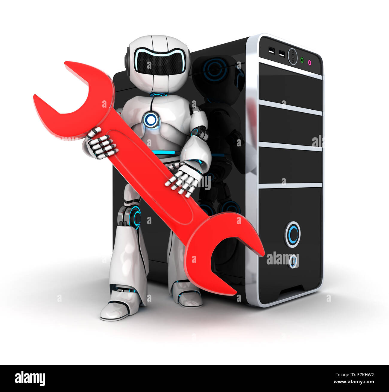 Repair computer robot hi-res stock photography and images - Alamy