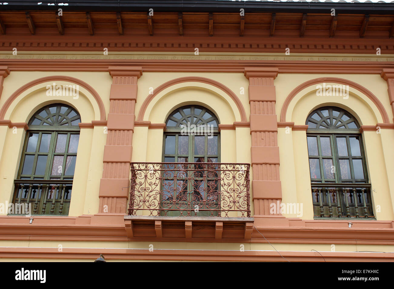 Window banister hi-res stock photography and images - Alamy