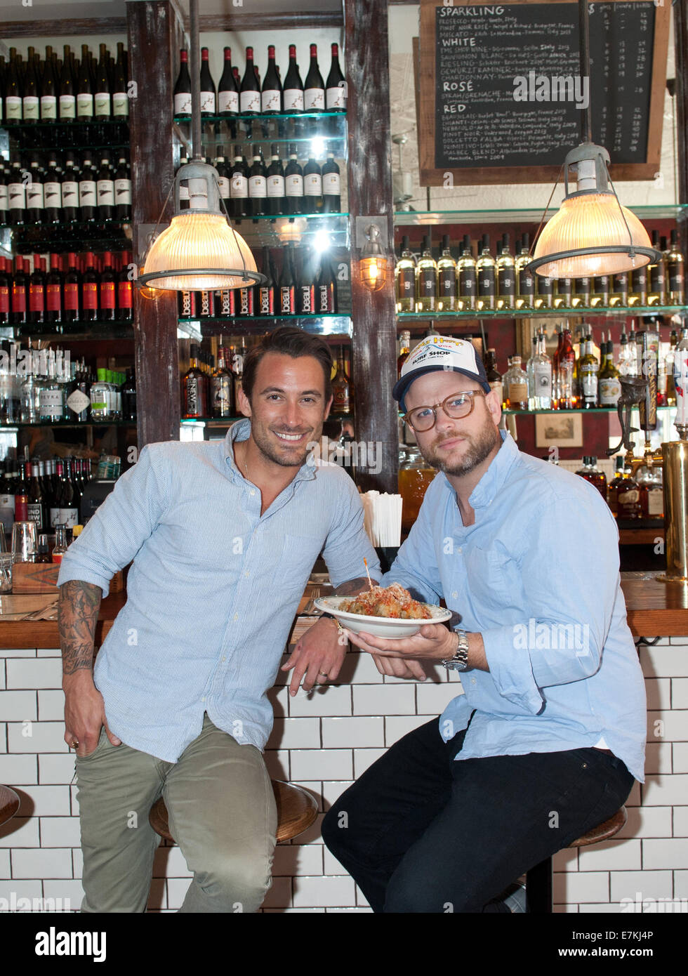 Manhattan, New York, USA. 17th Sep, 2014. Meatball Shop owners MICHAEL ...
