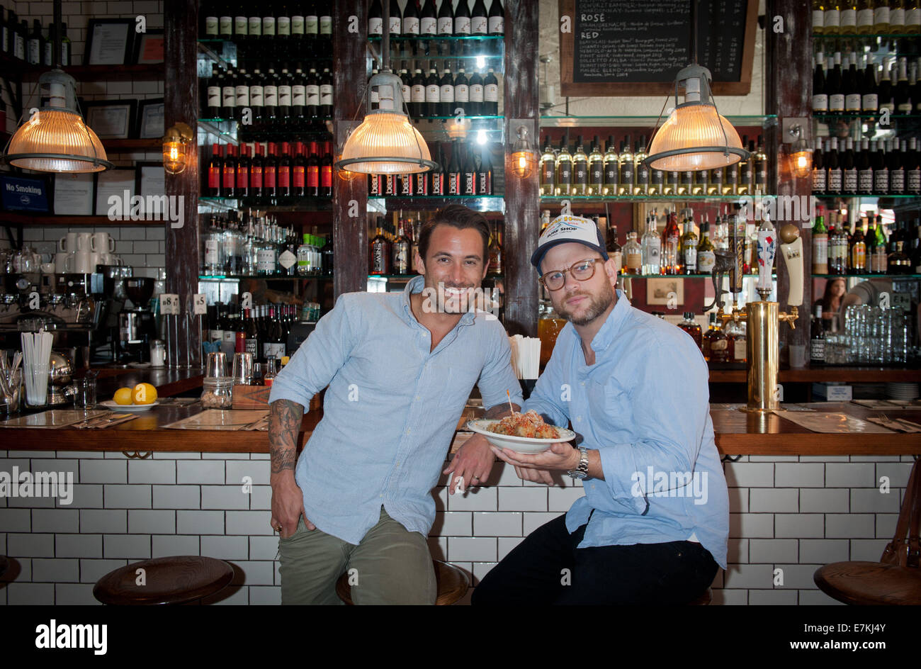 Manhattan, New York, USA. 17th Sep, 2014. Meatball Shop owners MICHAEL ...