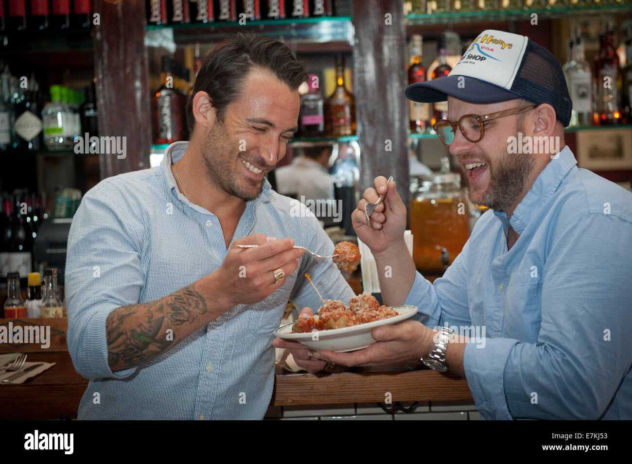 Manhattan, New York, USA. 17th Sep, 2014. Meatball Shop owners MICHAEL ...