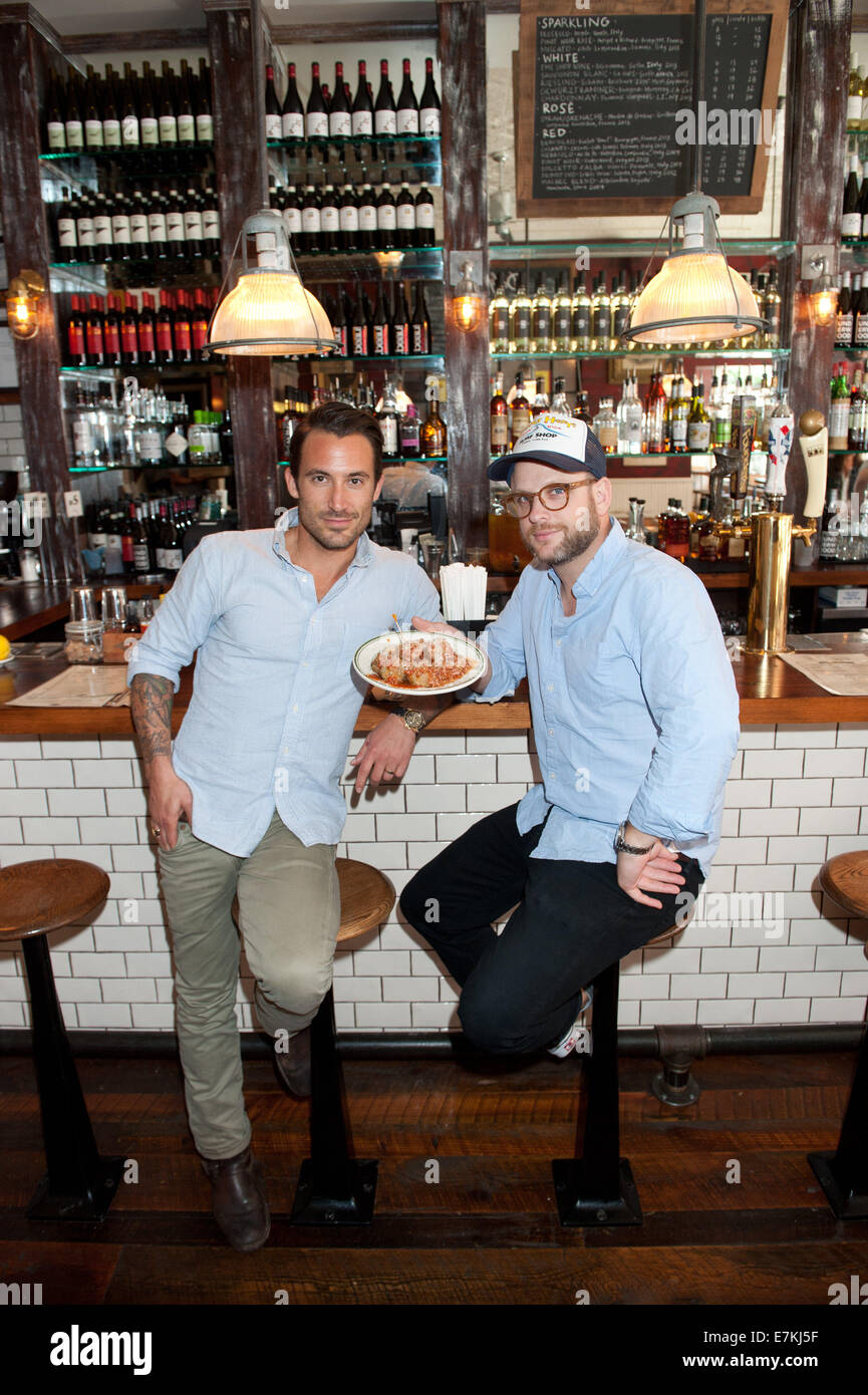 Manhattan, New York, USA. 17th Sep, 2014. Meatball Shop owners MICHAEL ...