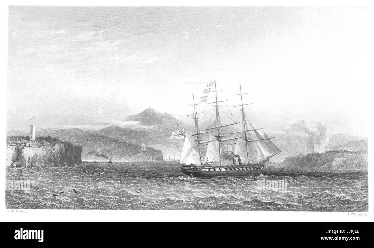 This 1873 sketch by Booth illustrates Twofold Bay, providing a detailed ...