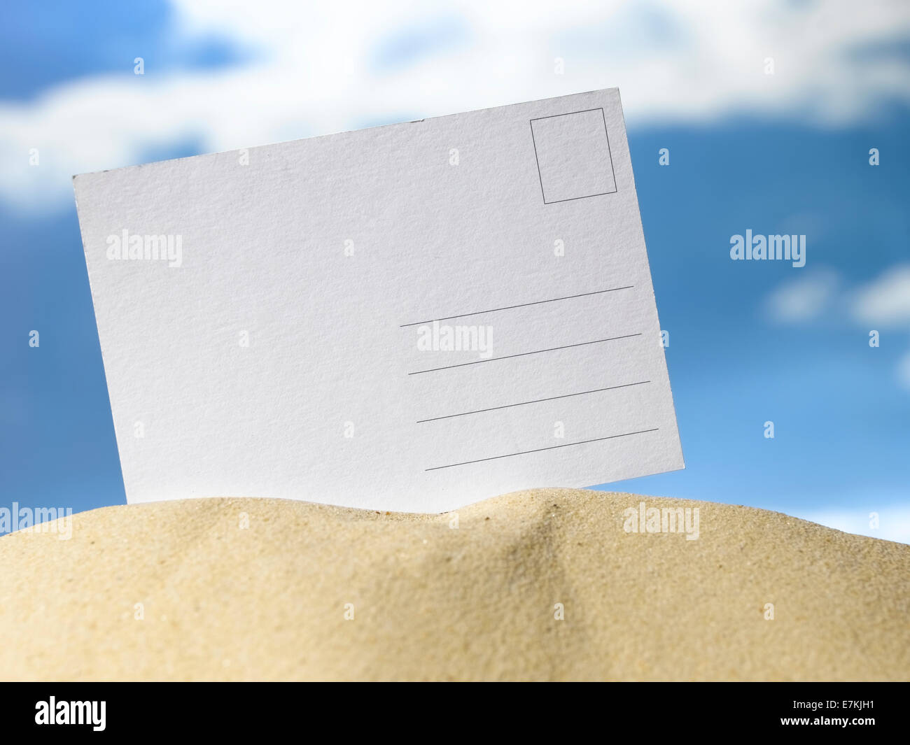 Blank postcard hi-res stock photography and images - Alamy