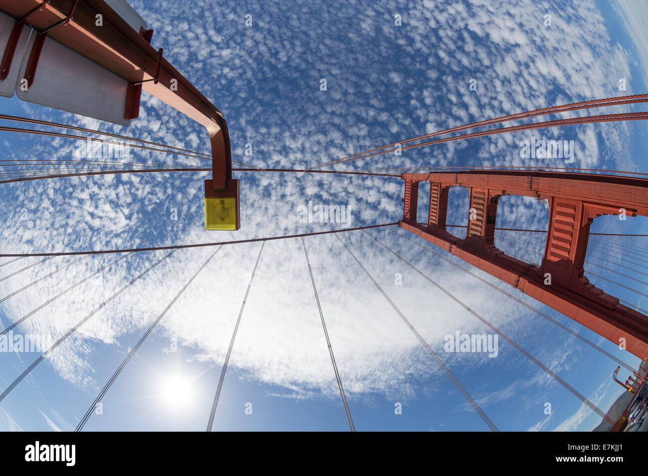 Golden gate bridge fisheye hi-res stock photography and images - Alamy