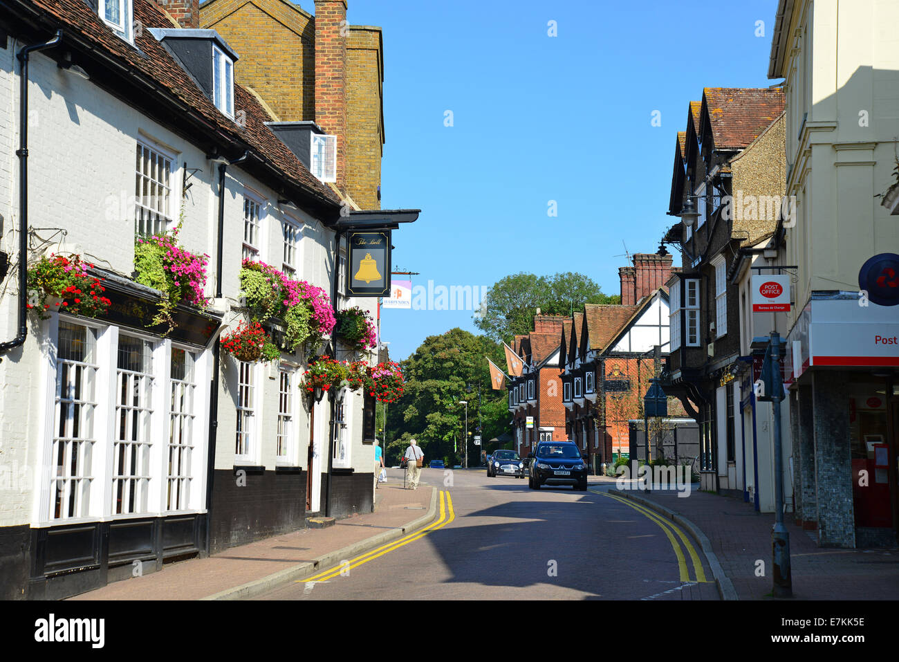 High Street, Tring, Hertfordshire, England, United Kingdom Stock Photo ...