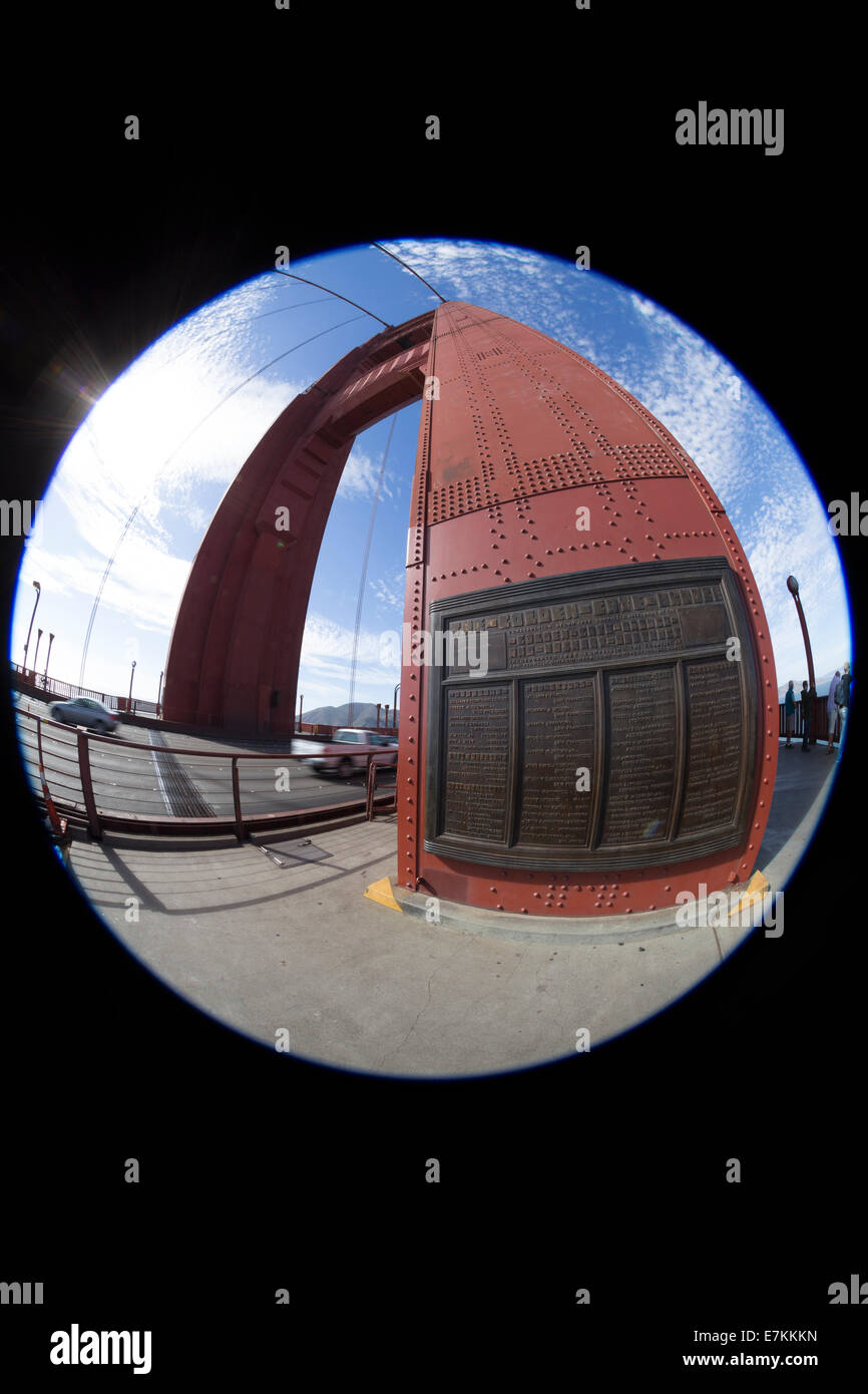 Golden gate bridge fisheye hi-res stock photography and images - Alamy