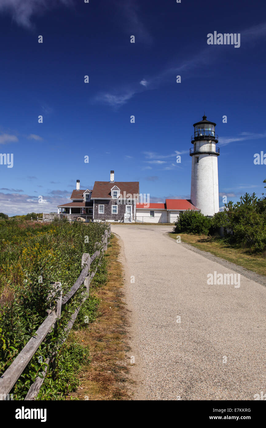 TRURO-SEPTEMBER 14: Truro lighthouse architecture in Cape Cod ...