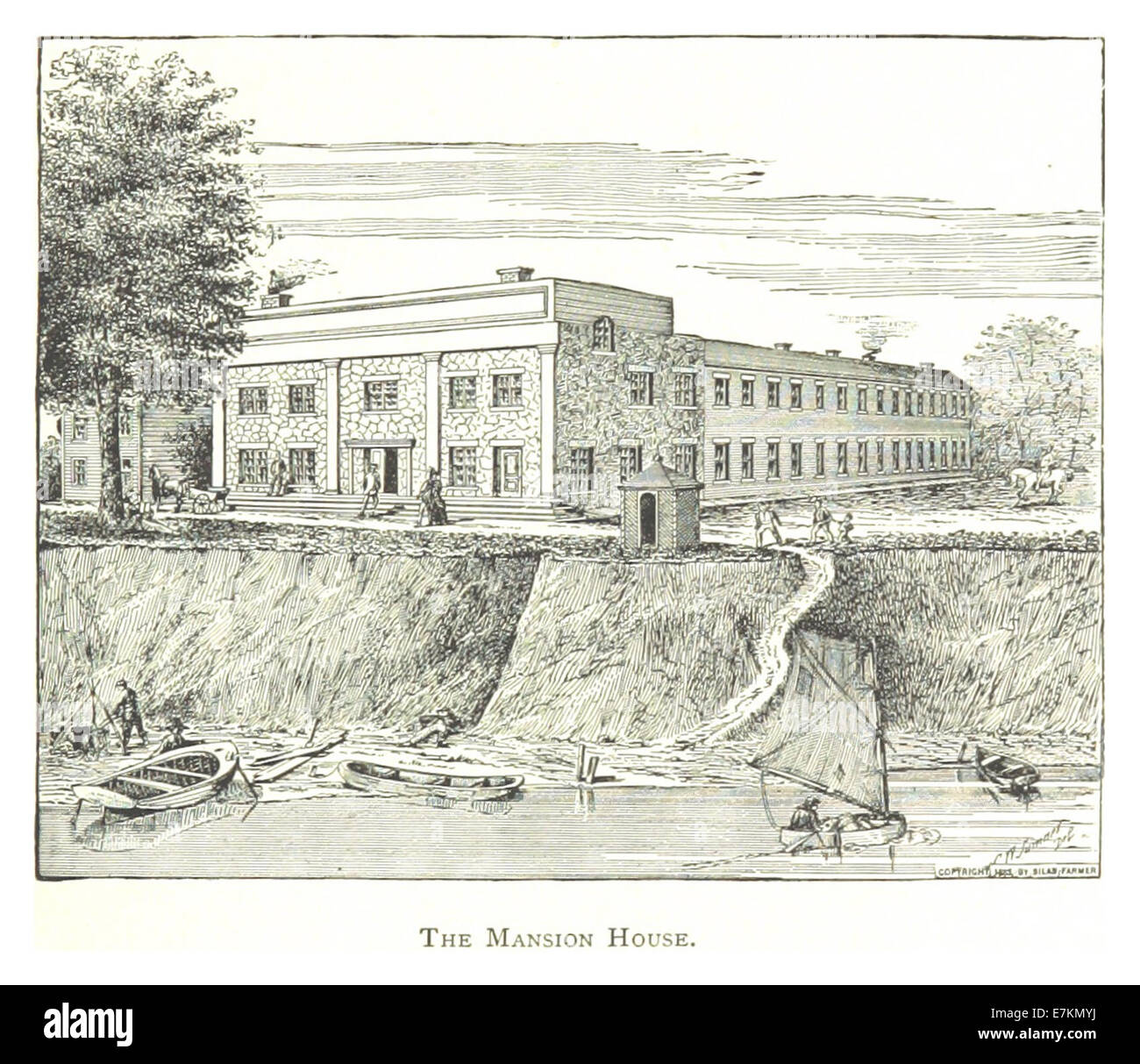 Mansion drawing hi-res stock photography and images - Alamy
