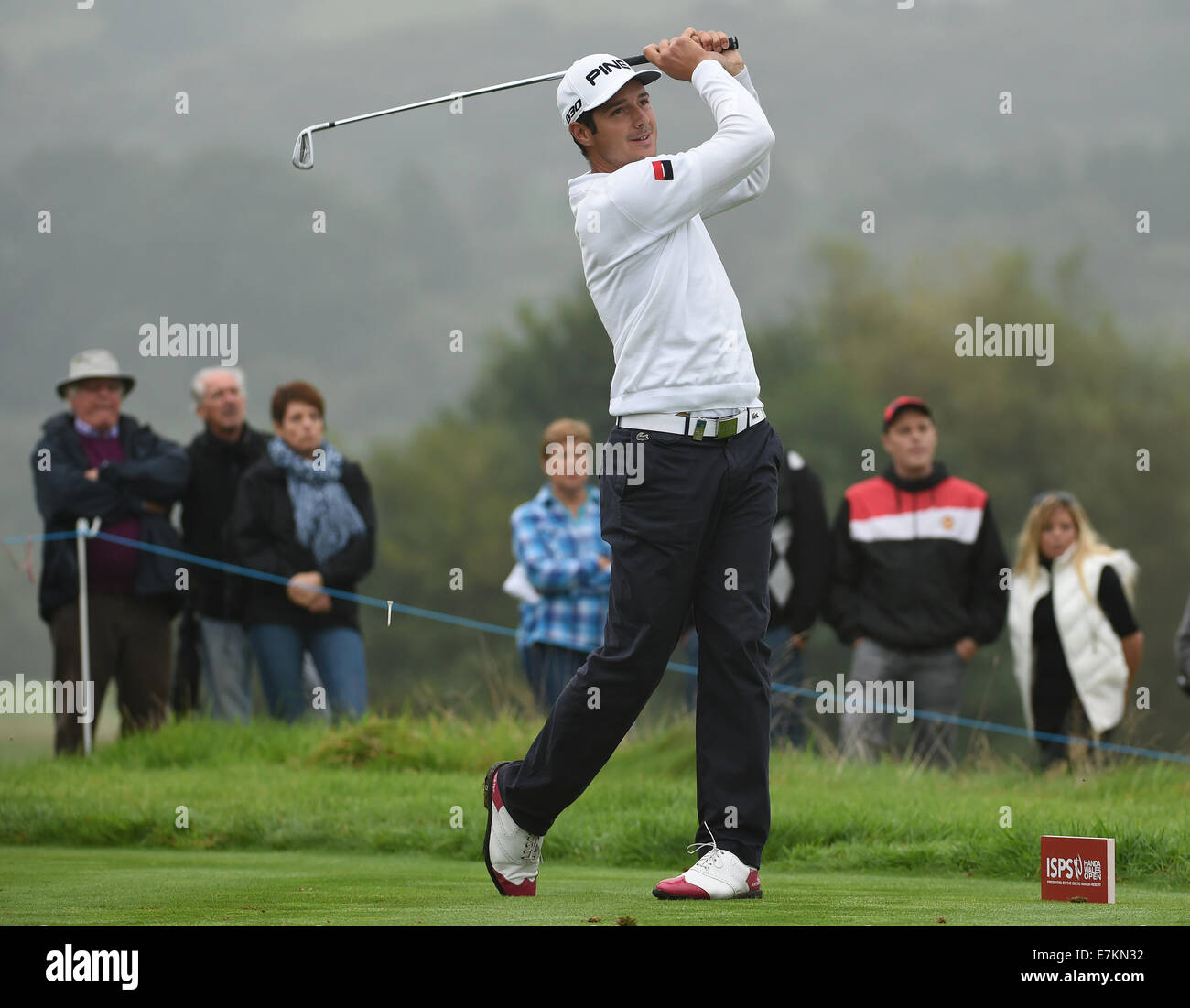 Newport, Wales. 20th Sep, 2014. ISPS Handa Wales Open Golf. Day 3. Lee ...