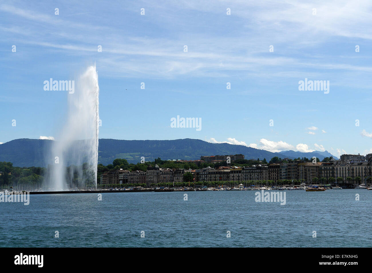 Lake Geneva Switzerland Stock Photo - Alamy