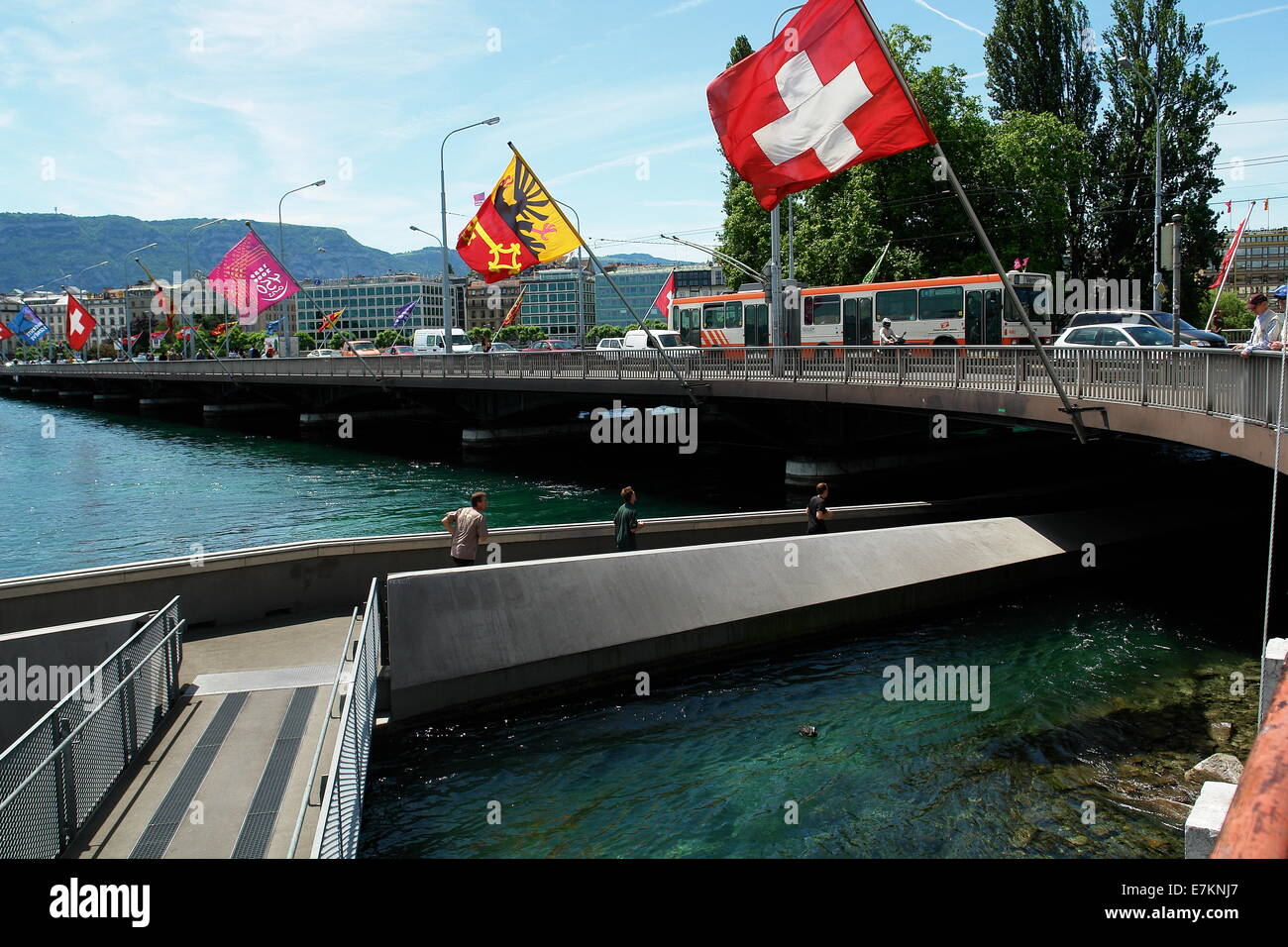 Lake Geneva Switzerland Stock Photo - Alamy