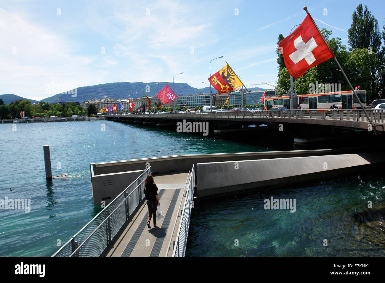 Lake Geneva Switzerland Stock Photo - Alamy