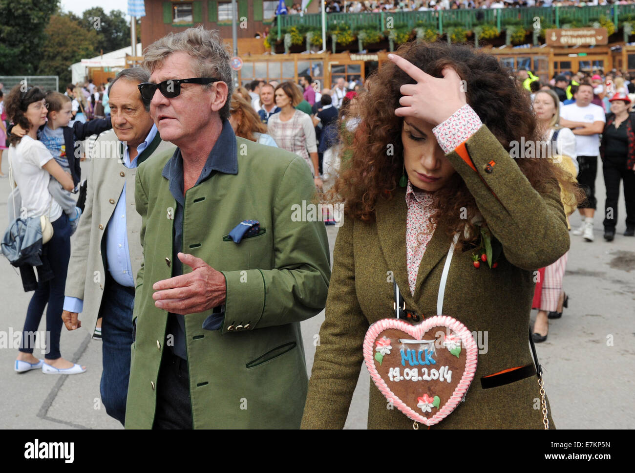 Munich, Germany. 20th Sep, 2014. Ernst August Prince of Hanover and his ...