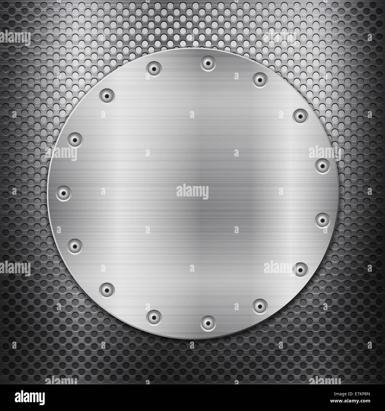 Pattern of metal texture background. Vector illustration Stock Photo ...