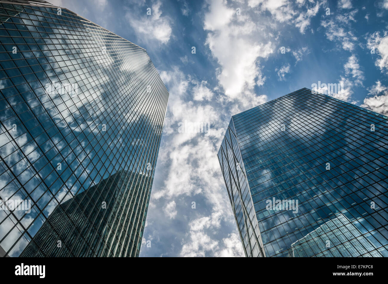 Clouds float through a blue sky over Seoul, South Korea Stock Photo - Alamy