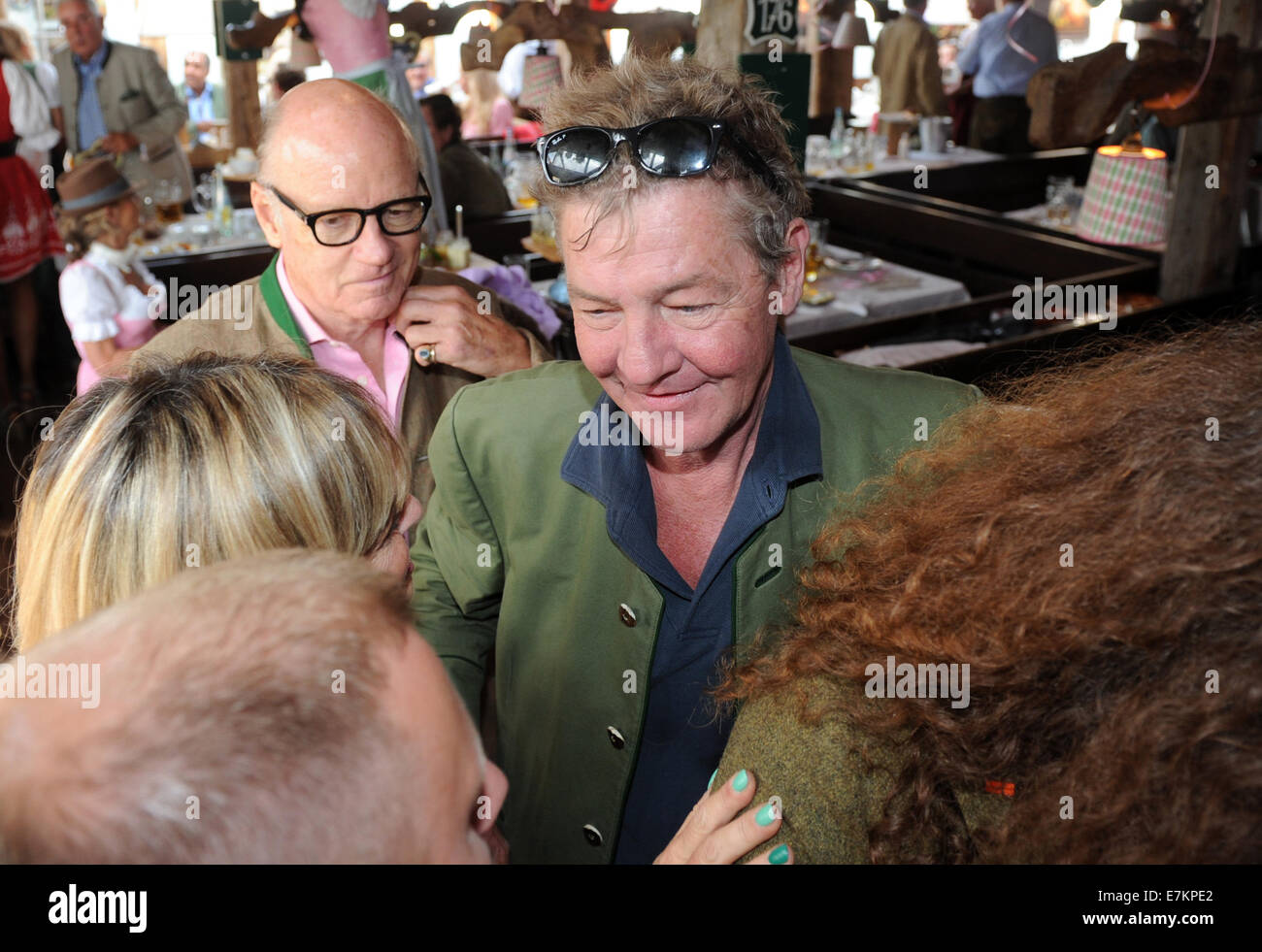 Munich, Germany. 20th Sep, 2014. Ernst August Prince of Hanover (C)at ...