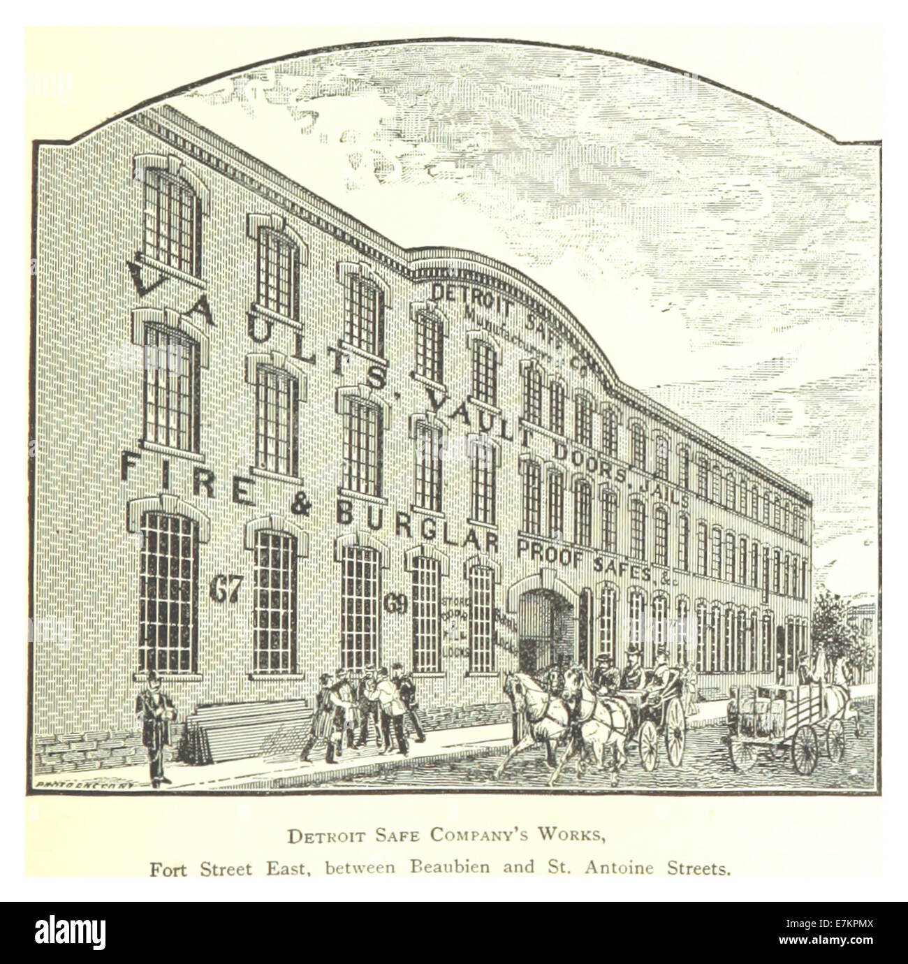 P861 detroit safe companys works hi-res stock photography and images ...