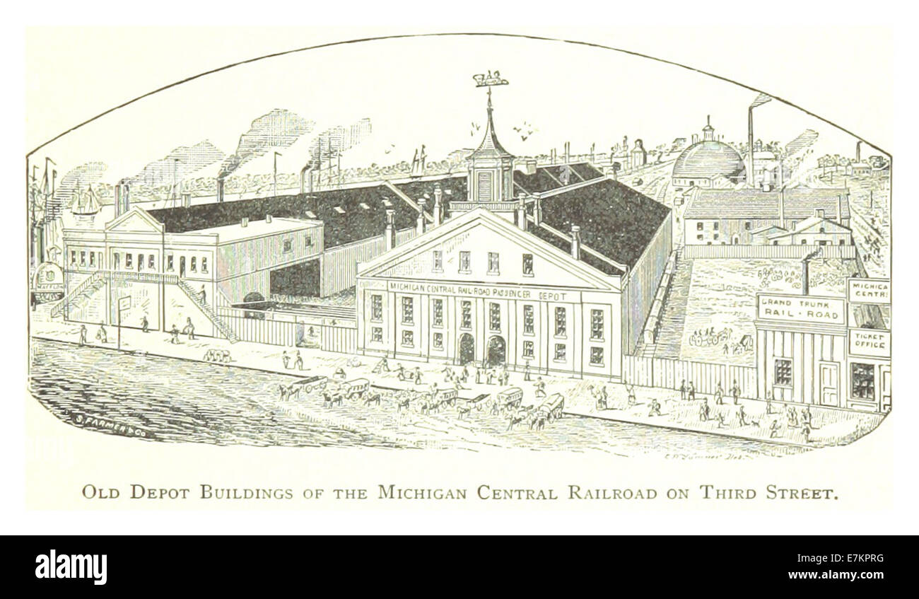 Michigan central railroad depot hi-res stock photography and images - Alamy