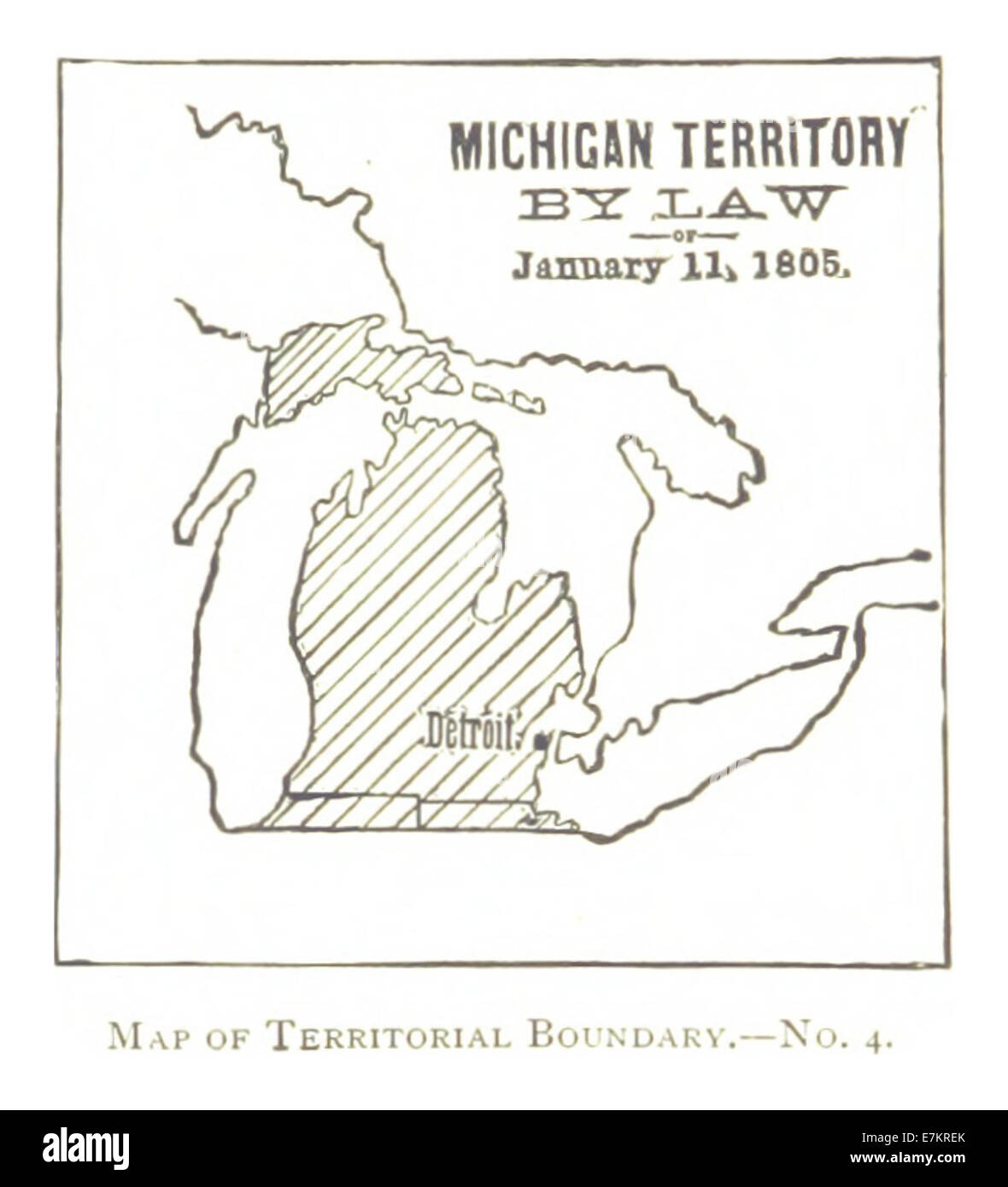 This map from Farmer's 1884 work (page 140) illustrates the territorial ...