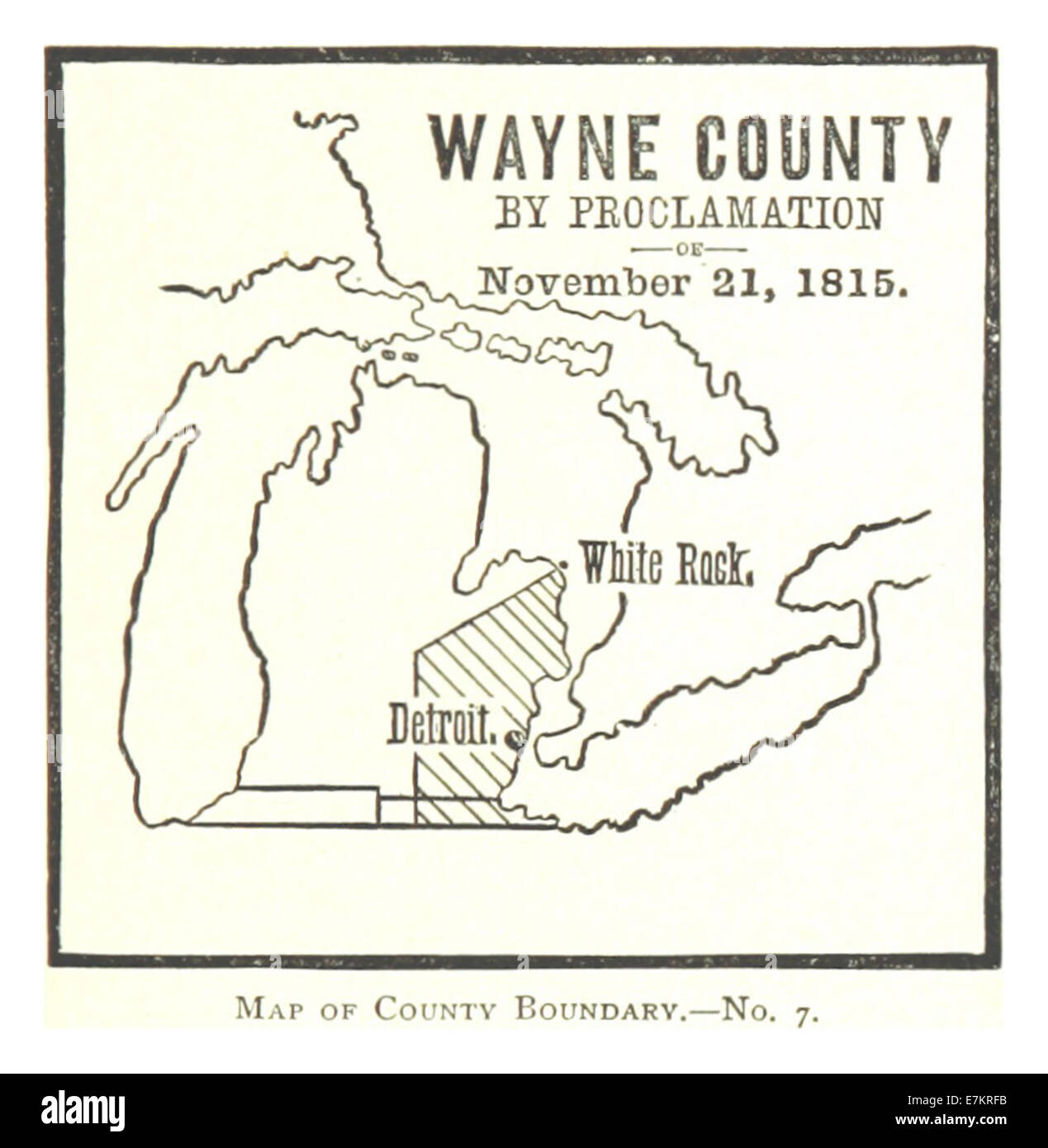 This 1884 map by Farmer depicts the boundary lines of a country as they ...