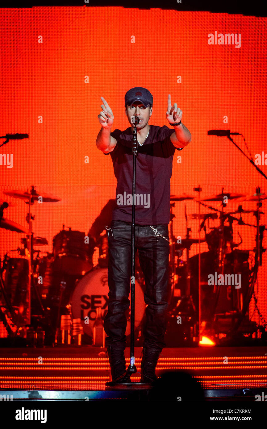 Toronto, Ontario, Canada. 19th Sep, 2014. ENRIQUE IGLESIAS performed ...