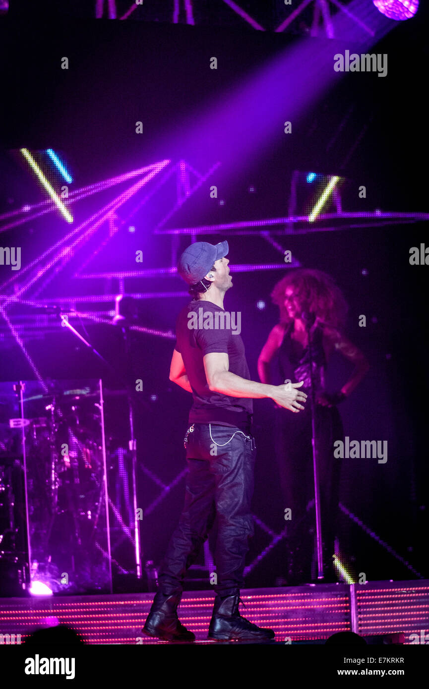Toronto, Ontario, Canada. 19th Sep, 2014. ENRIQUE IGLESIAS performed ...