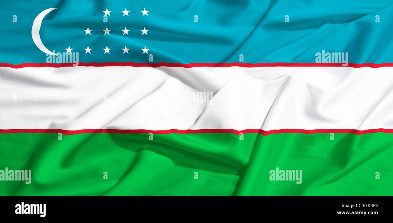 Israel flag on a silk drape waving Stock Photo - Alamy