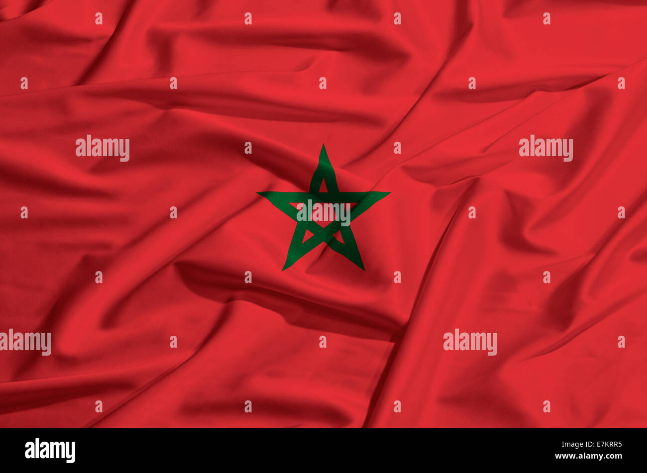 Morocco silk flag hi-res stock photography and images - Alamy