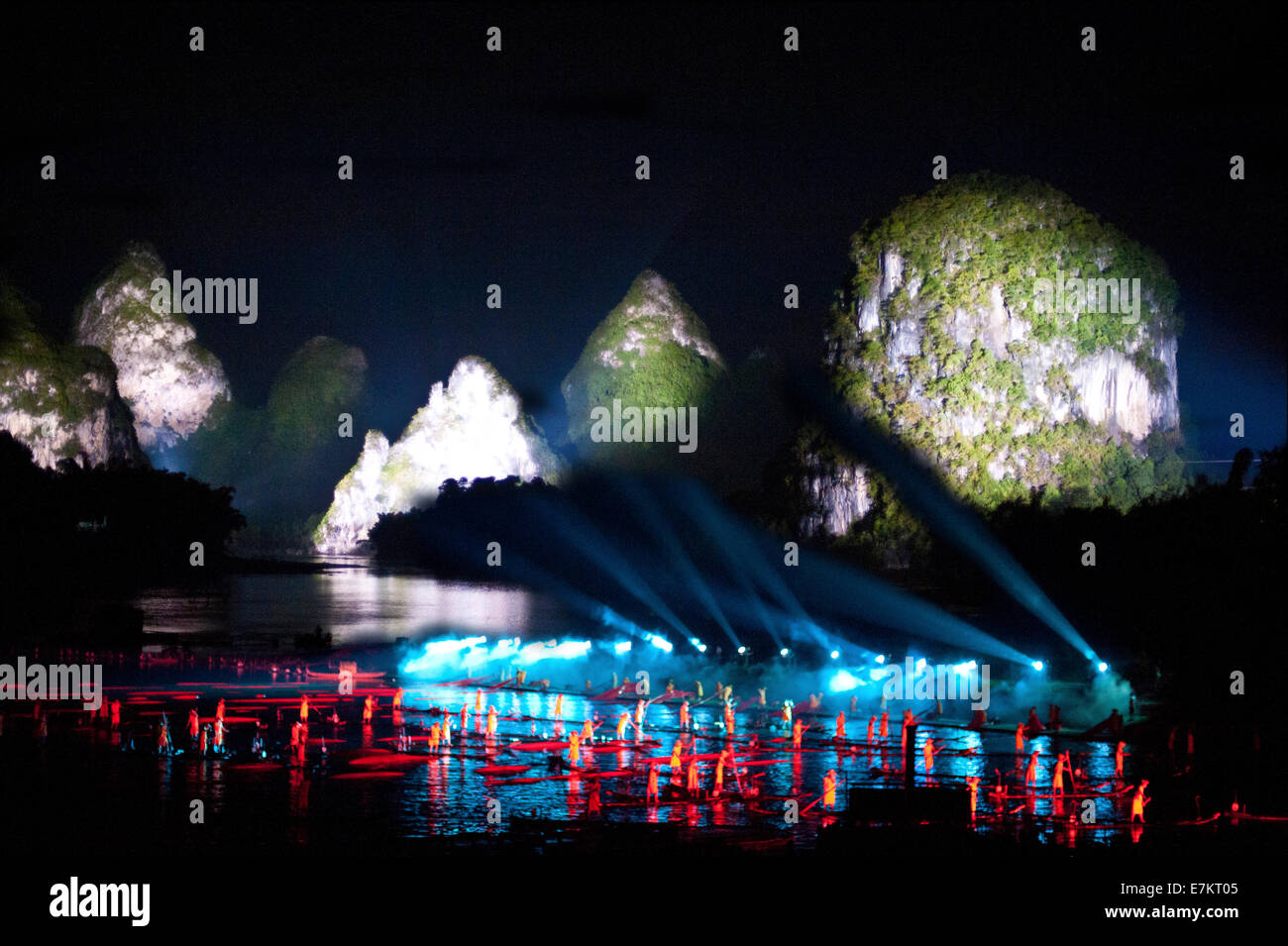 Liu San Jie Impression Light Show in Yangshuo Liu San Jie Impression ...