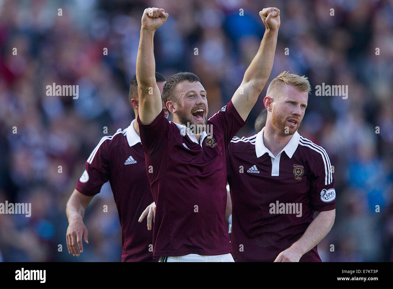 Edinburgh, Scotland. 20th Sep, 2014. Scottish Championship. Hearts Dale ...