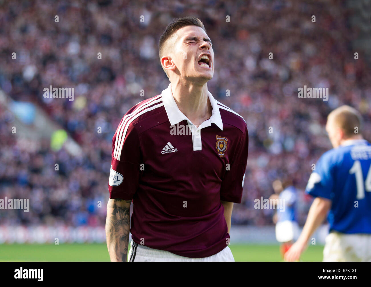 Edinburgh, Scotland. 20th Sep, 2014. Scottish Championship. Hearts ...