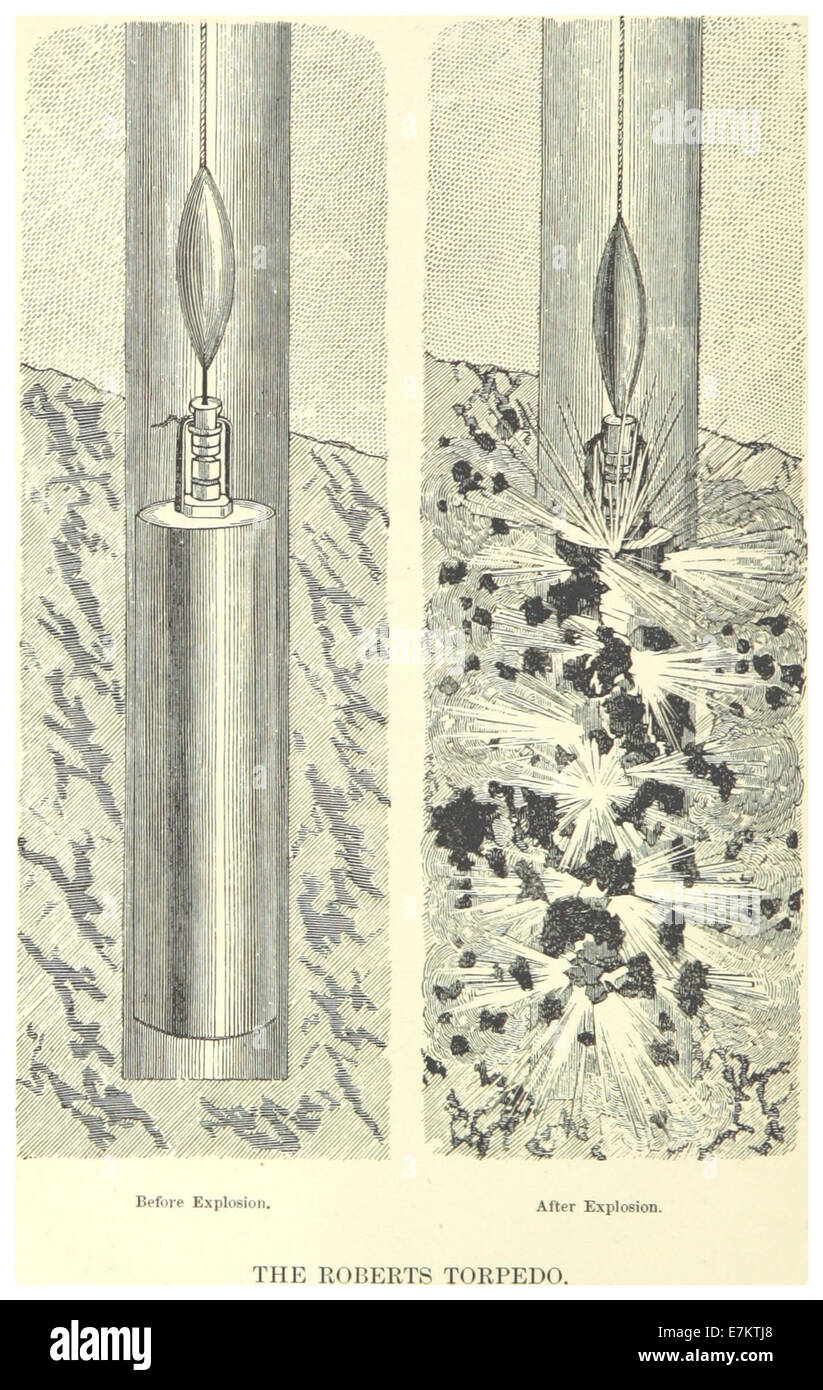 This 1873 illustration depicts the Roberts Torpedo, an early military ...