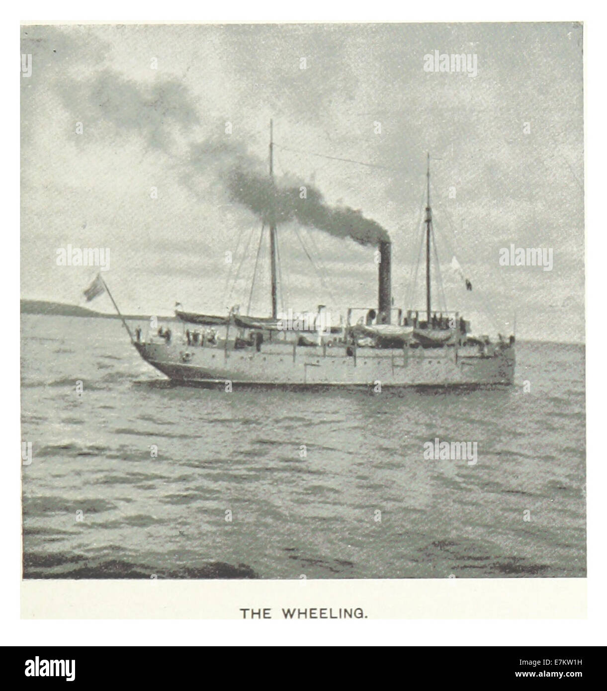 Illustrating early 20th century steamship design hi-res stock ...
