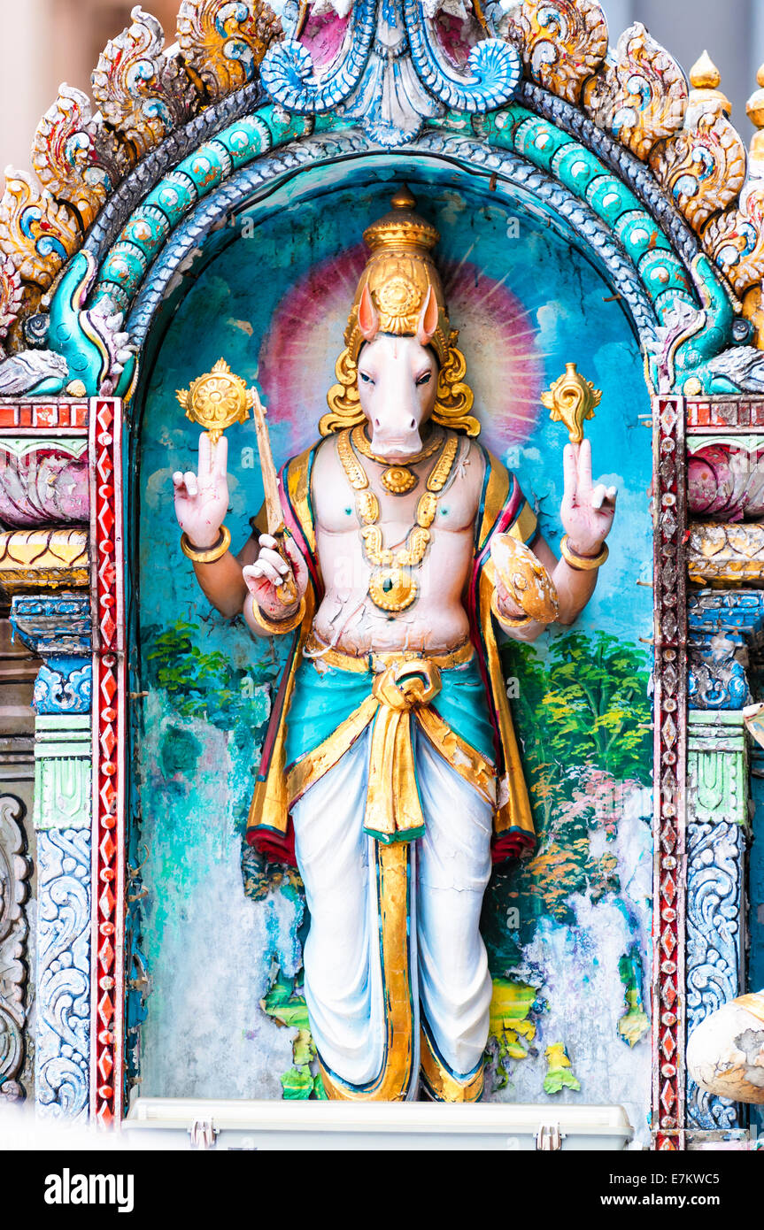 Krishna Statue Sri Krishnan Temple High Resolution Stock Photography ...