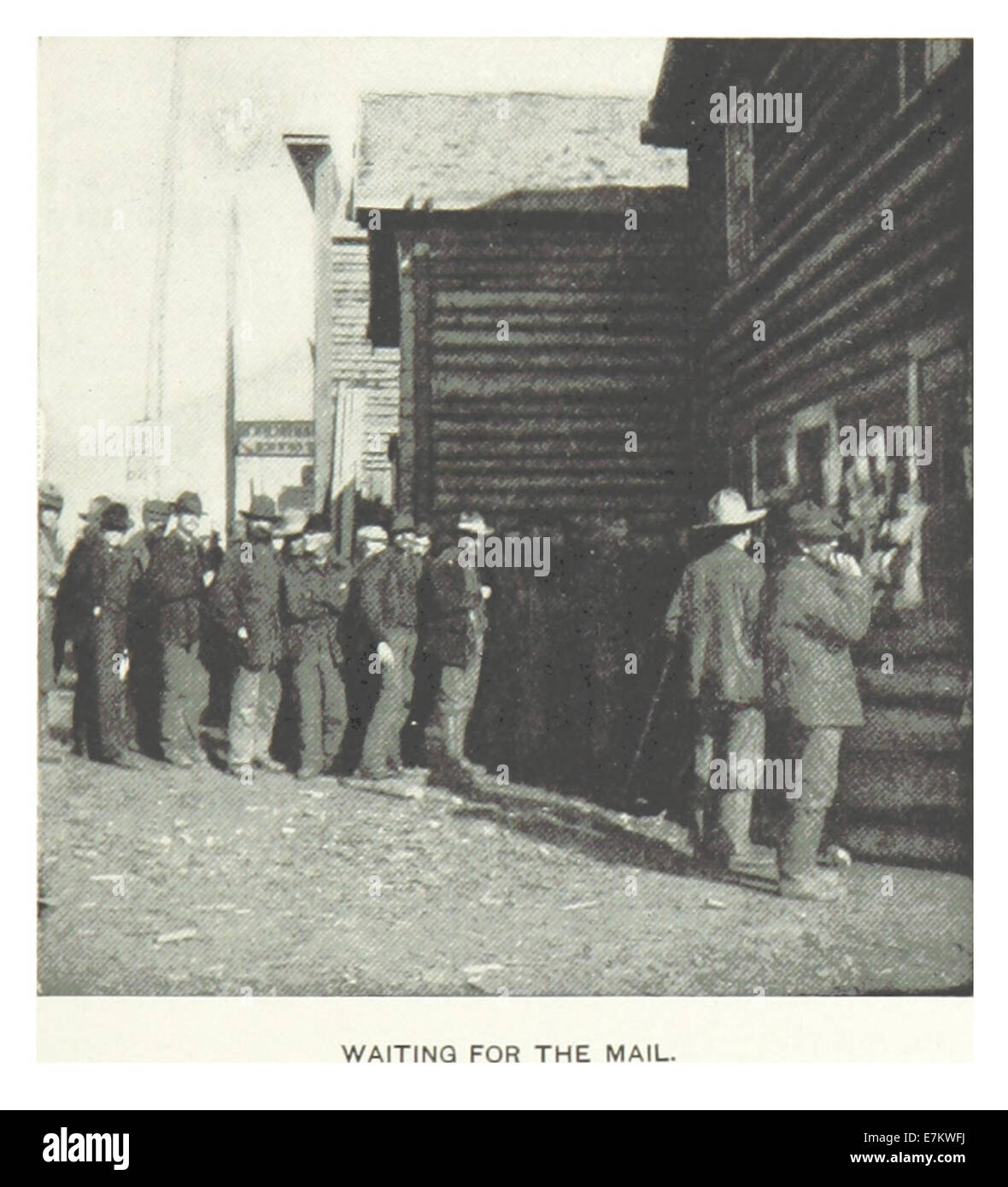 This 1899 illustration by Hitchcock shows the Dawson post office ...