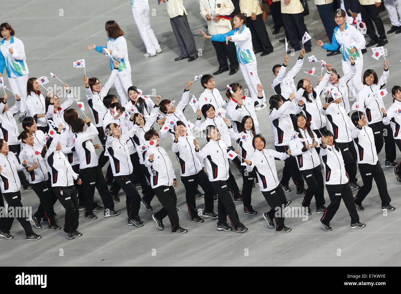 Incheon, South Korea. 19th Sep, 2014. Japan Delegation (JPN) Opening ...