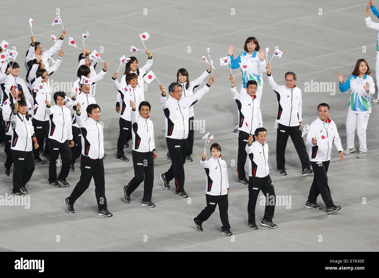 Incheon, South Korea. 19th Sep, 2014. Japan Delegation (JPN) Opening ...