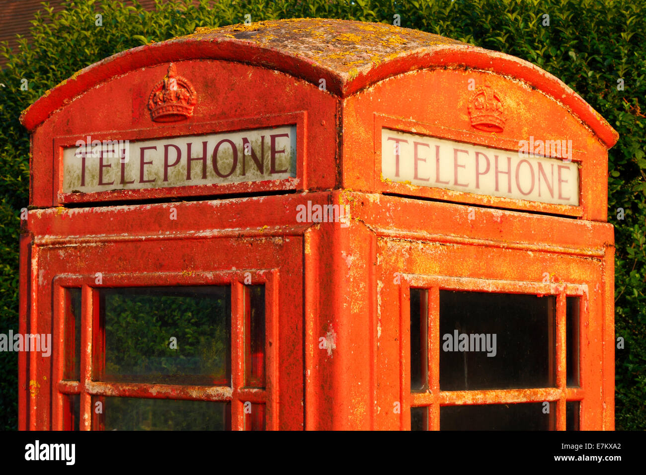 Old telephone box in Cambridgeshire Stock Photo - Alamy