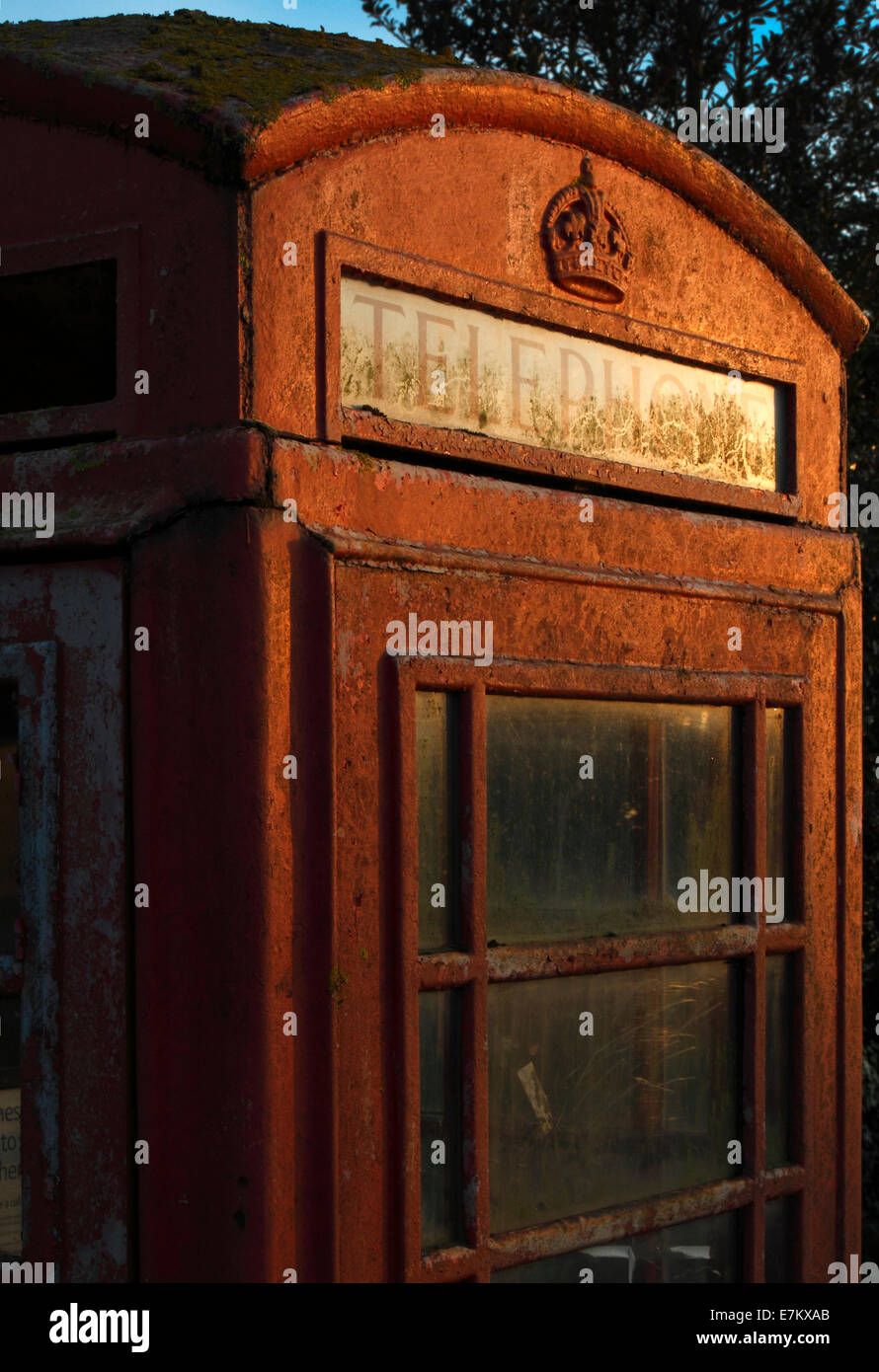 Old telephone box in Cambridgeshire Stock Photo - Alamy