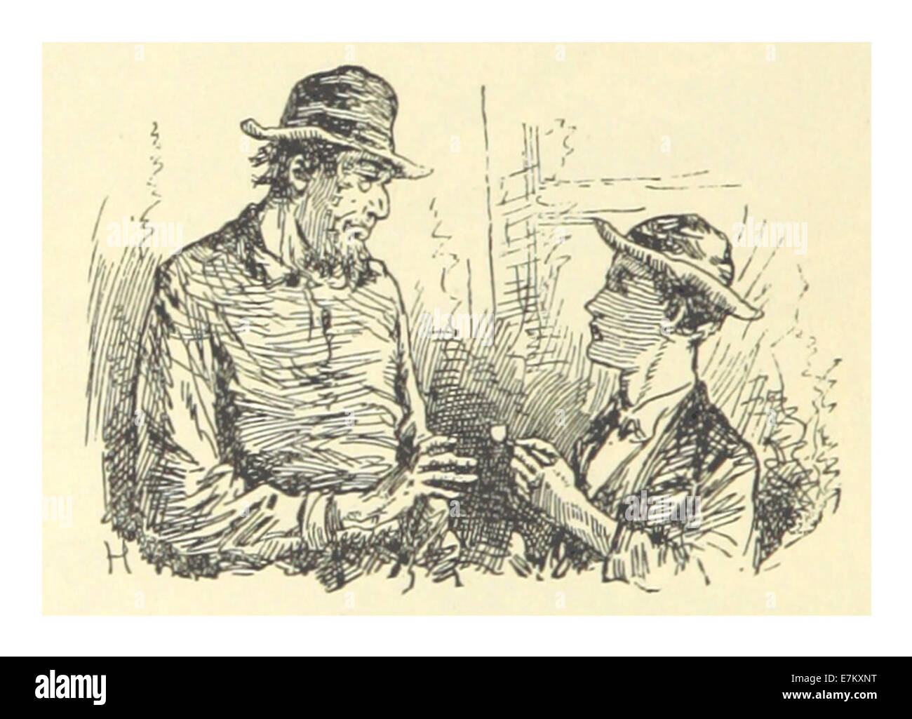 MARK TWAIN(1883) p084 - THE CHALK PIPE Stock Photo - Alamy