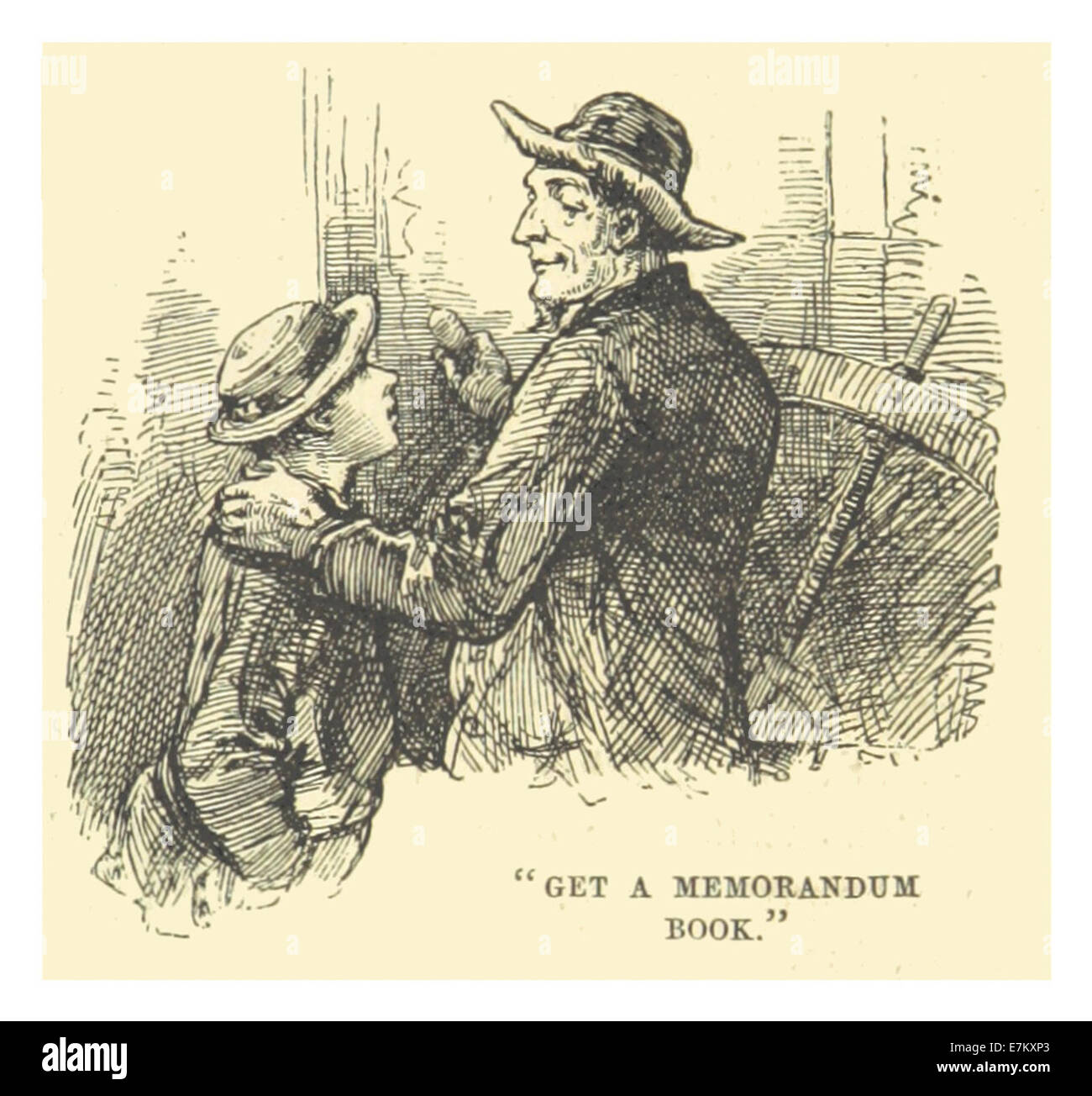 MARK TWAIN(1883) p093 - GET A MEMORANDUM BOOK Stock Photo - Alamy