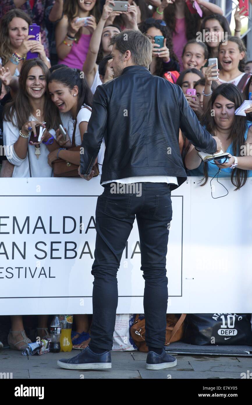 San Sebastian, Euskadi, Spain. 20th Sep, 2014. Nikolaj Coster-Waldau ...