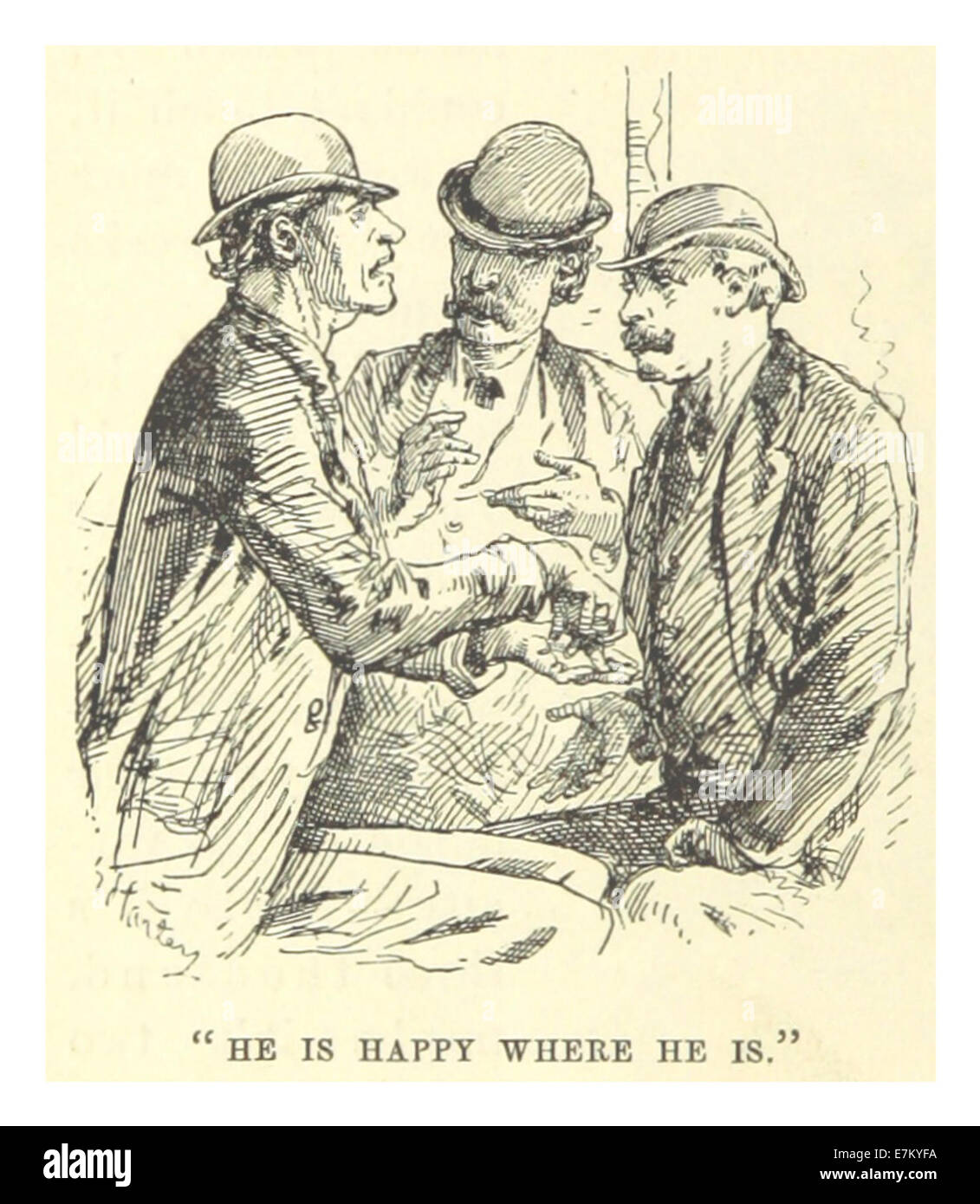 An 1883 drawing from Mark Twain's archives depicting the sentiment of ...