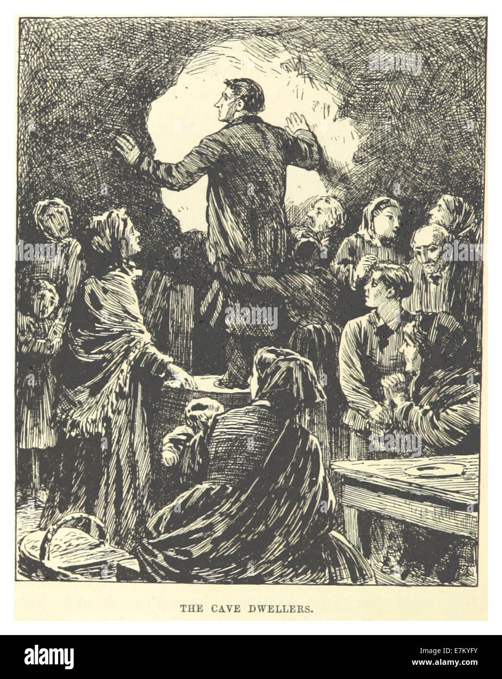 MARK TWAIN(1883) p386 - THE CAVE DWELLERS Stock Photo - Alamy