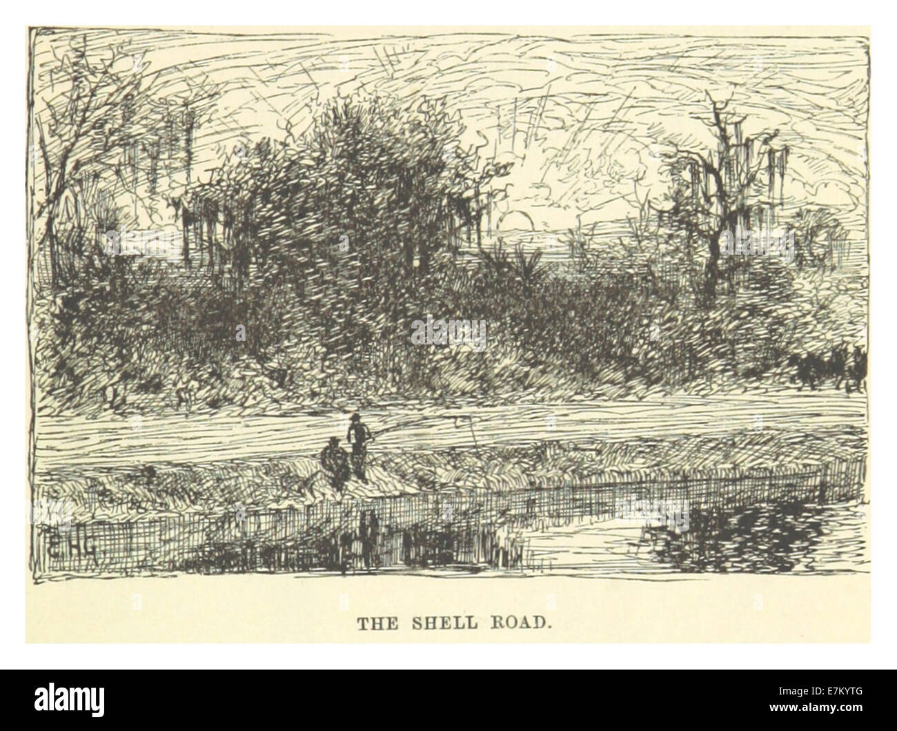 MARK TWAIN(1883) p451 - THE SHELL ROAD Stock Photo - Alamy